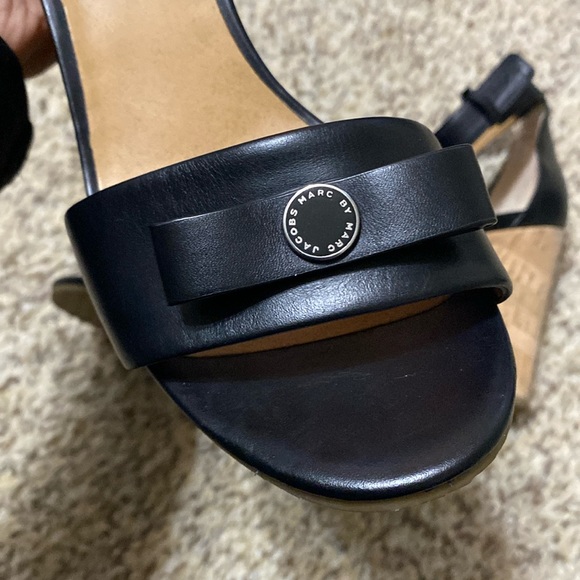 Marc By Marc Jacobs | Shoes | Marc By Marc Jacobs Black Wedges | Poshmark
